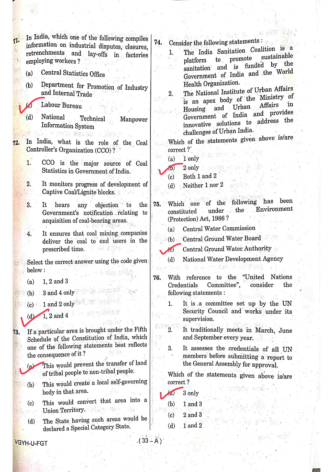 UPSC Prelims Answer Key 2022 With Solution - GS Paper 1 | Legacy IAS
