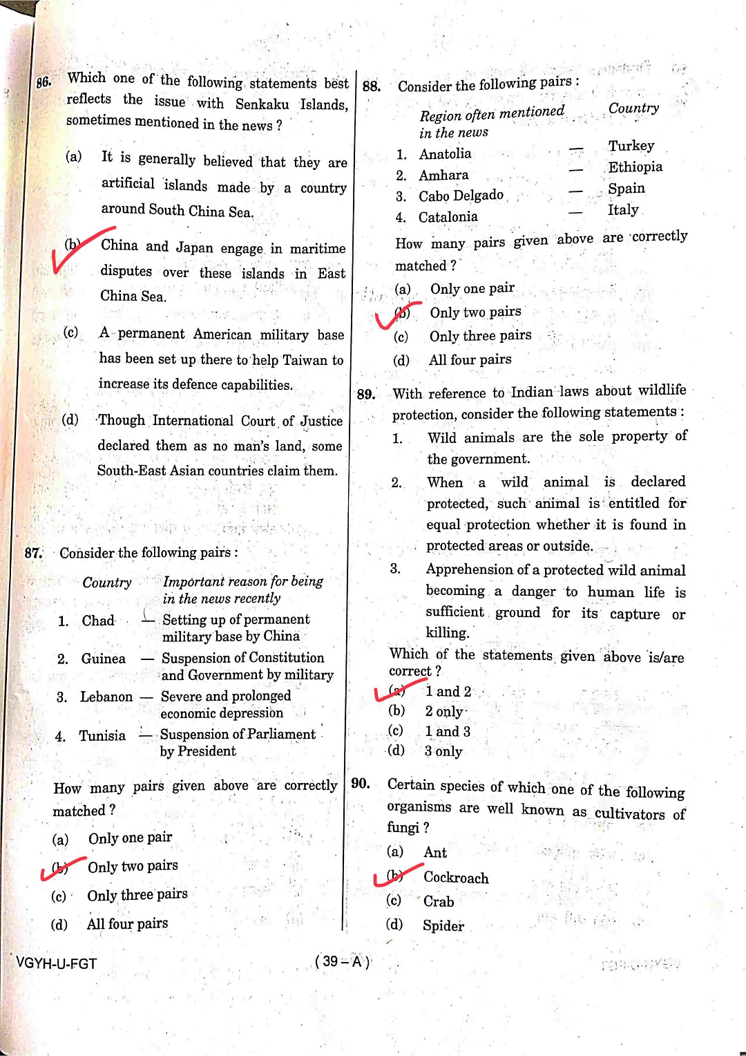 UPSC Prelims Answer Key 2022 With Solution - GS Paper 1 | Legacy IAS