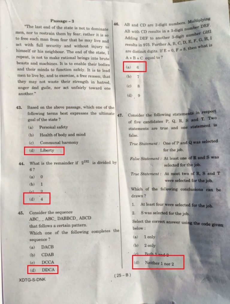 UPSC Prelims 2023 Answer Key (GS Paper 2) | Legacy IAS Academy