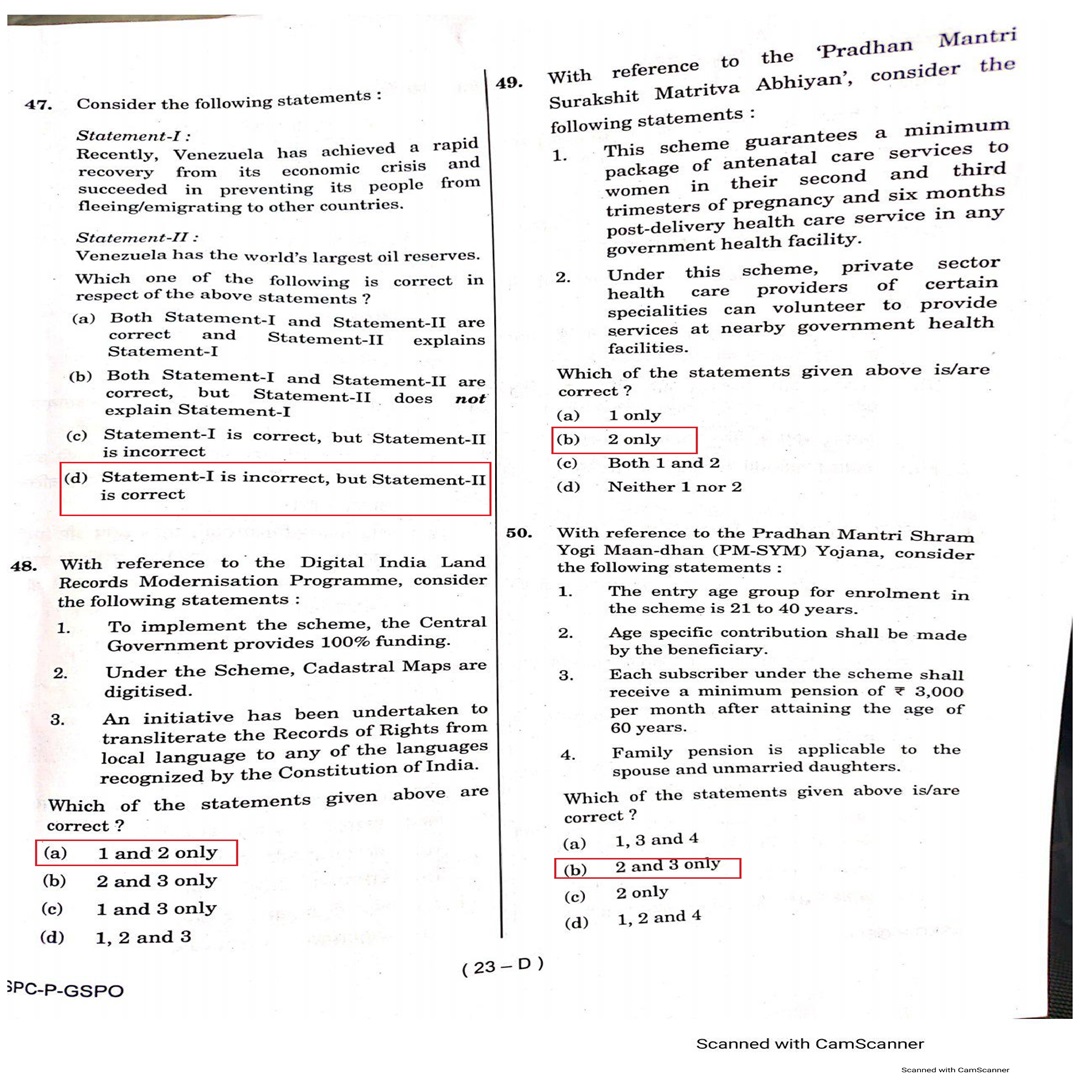UPSC Prelims 2024 Answer Key for GS Paper 1 | LIA