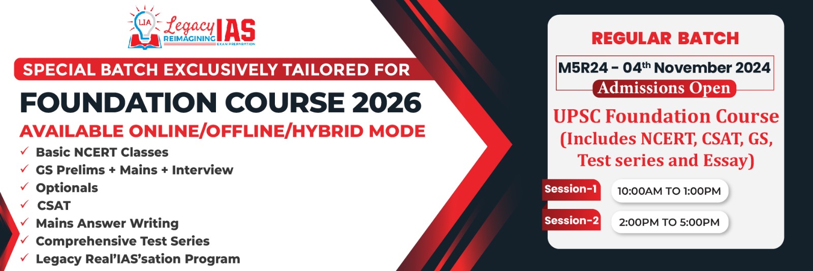 Best IAS Coaching in Bangalore for UPSC | Legacy IAS Academy