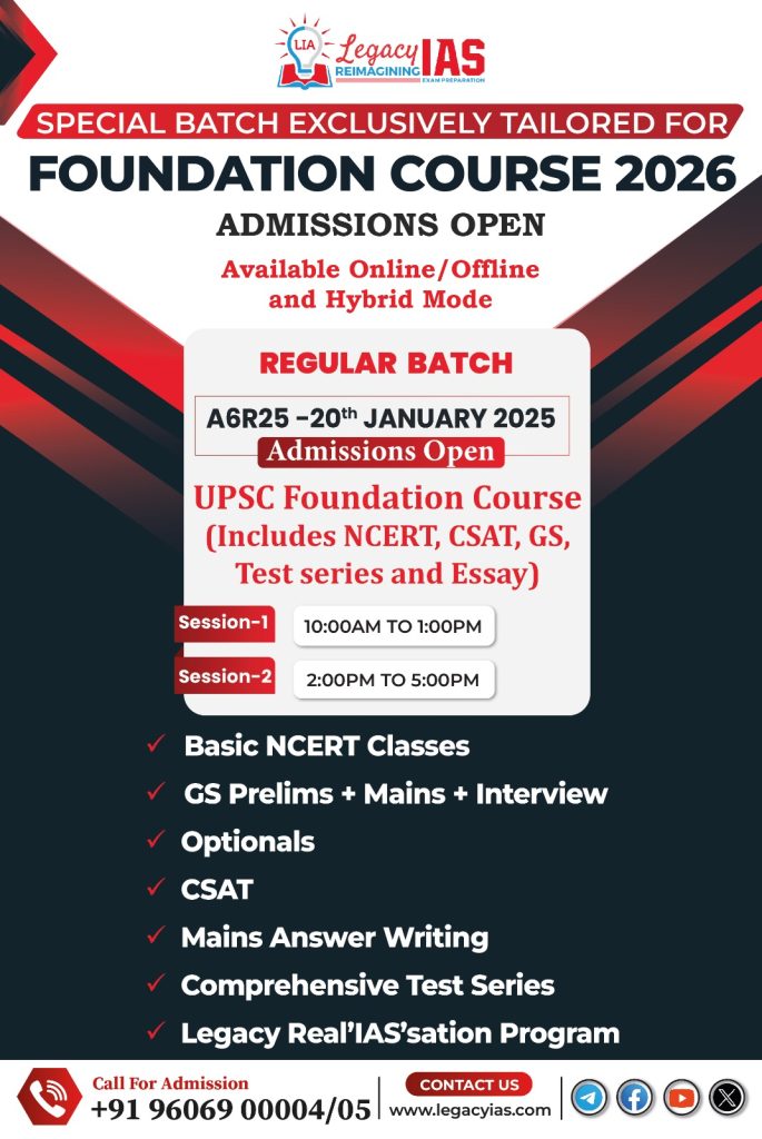 Best IAS Coaching in Bangalore for UPSC | Legacy IAS Academy