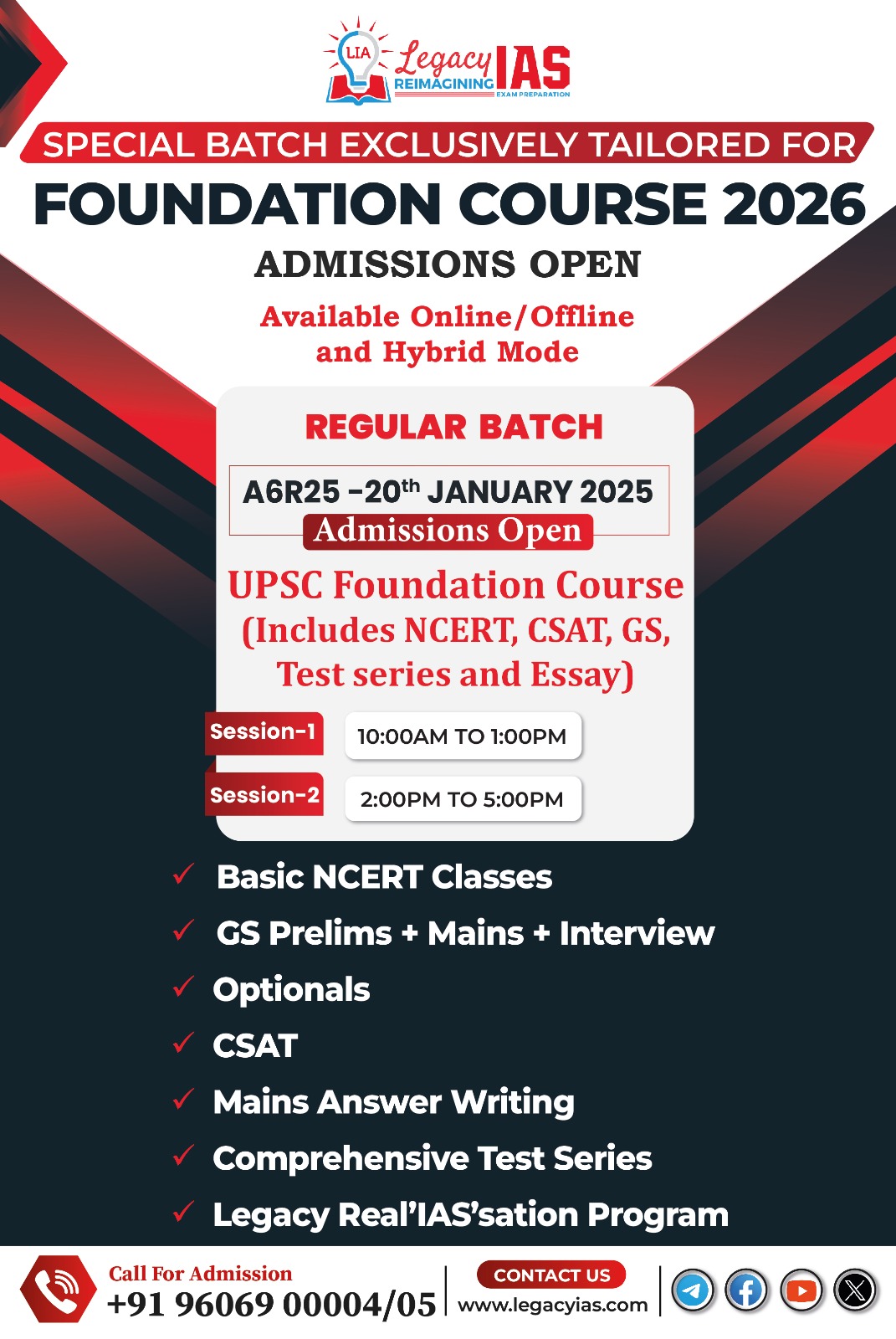 Best IAS Coaching in Bangalore for UPSC | Legacy IAS Academy