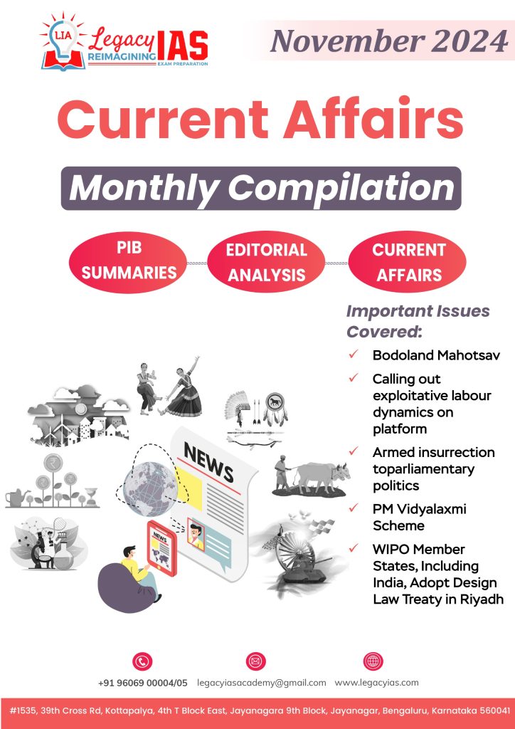 November 2024 Current Affairs Monthly Compilation