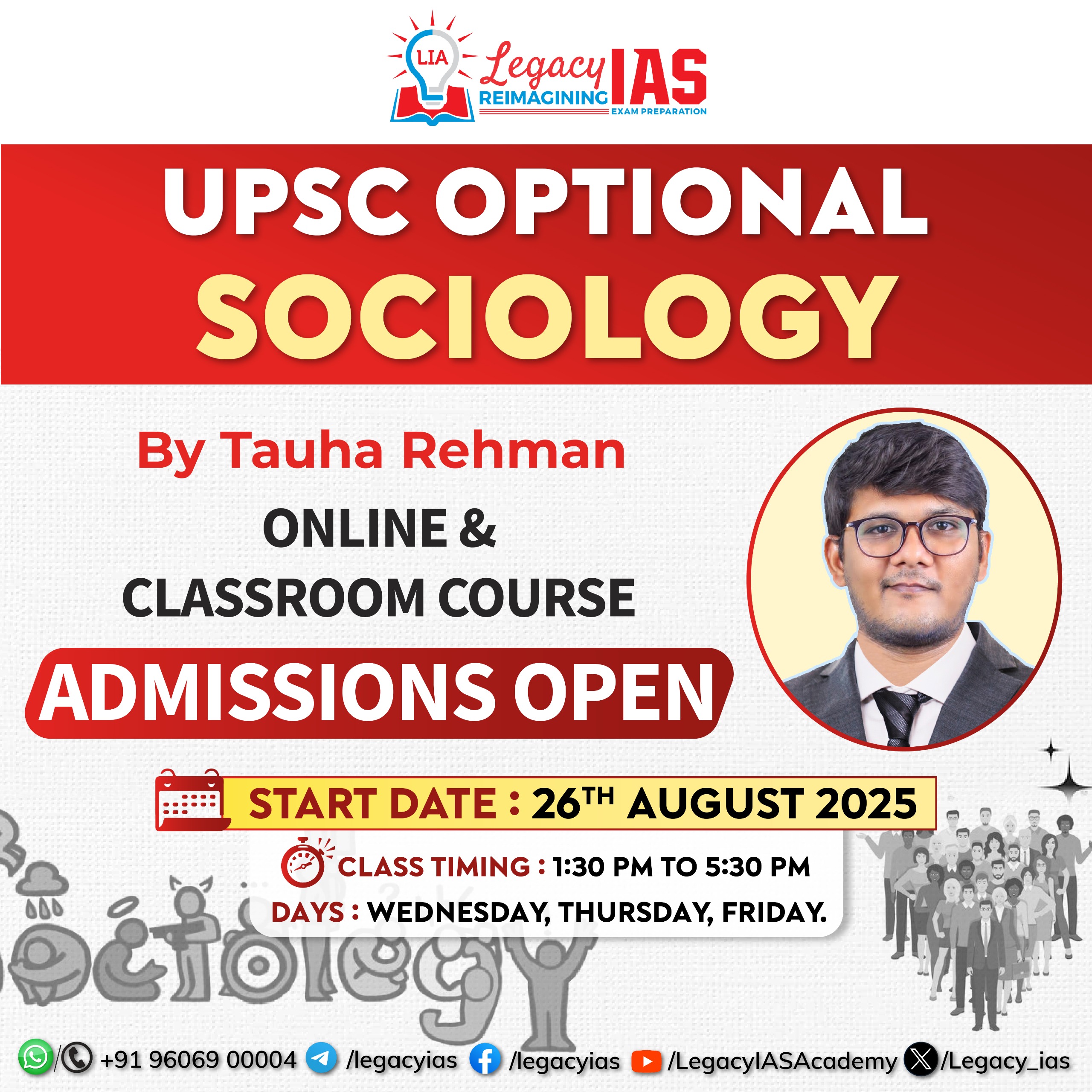 UPSC Sociology Optional Coaching in Bangalore | Legacy IAS